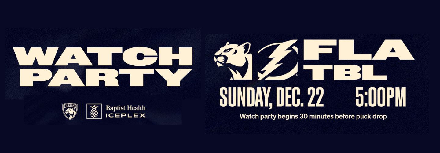Panthers Watch Party at the IcePlex | FTL War Memorial